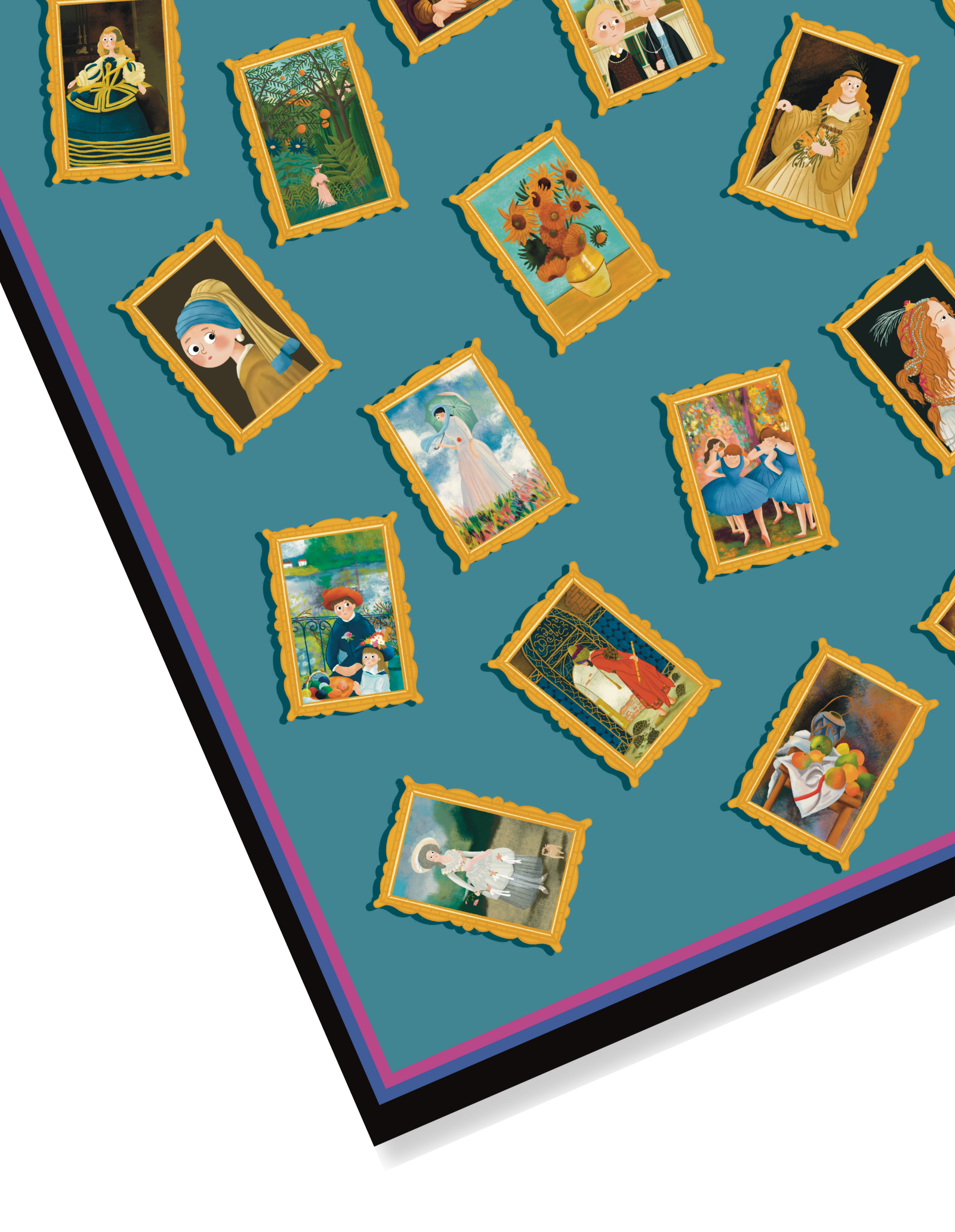World of Masterpieces Scarf - Dünyagöz Vakfı